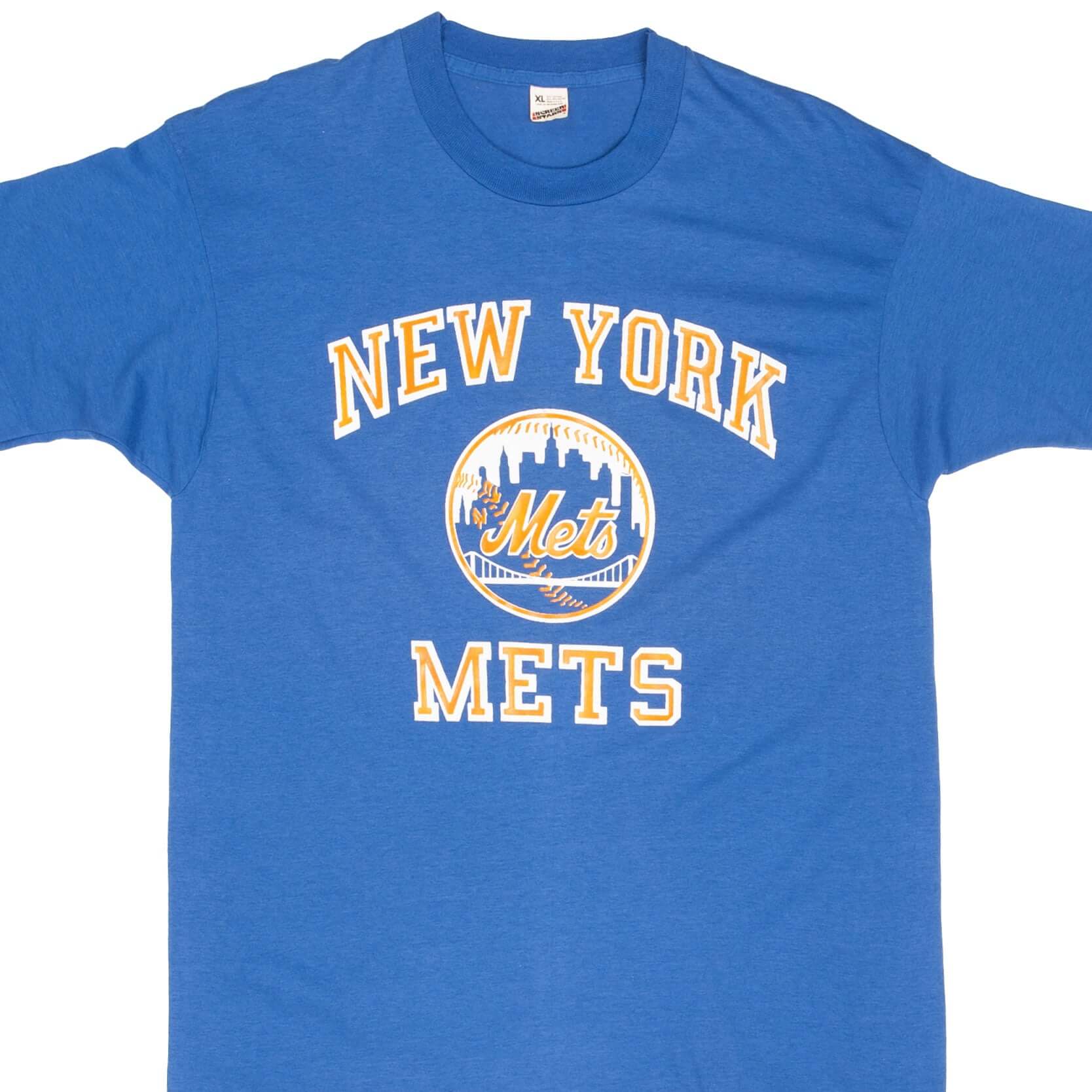 VINTAGE MLB NEW YORK METS TEE SHIRT 1980S SIZE MEDIUM MADE IN USA