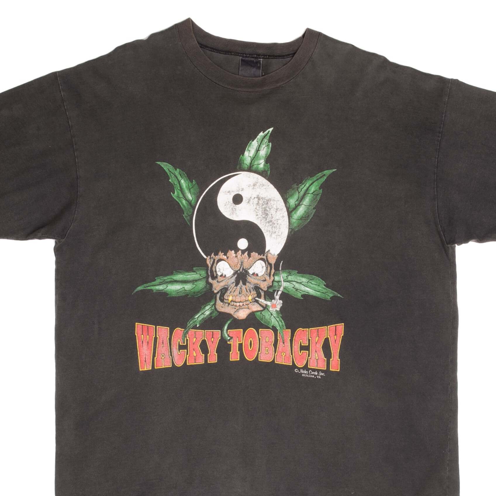 VINTAGE WACKY TOBACKY WEED TEE SHIRT 1990S SIZE XL
