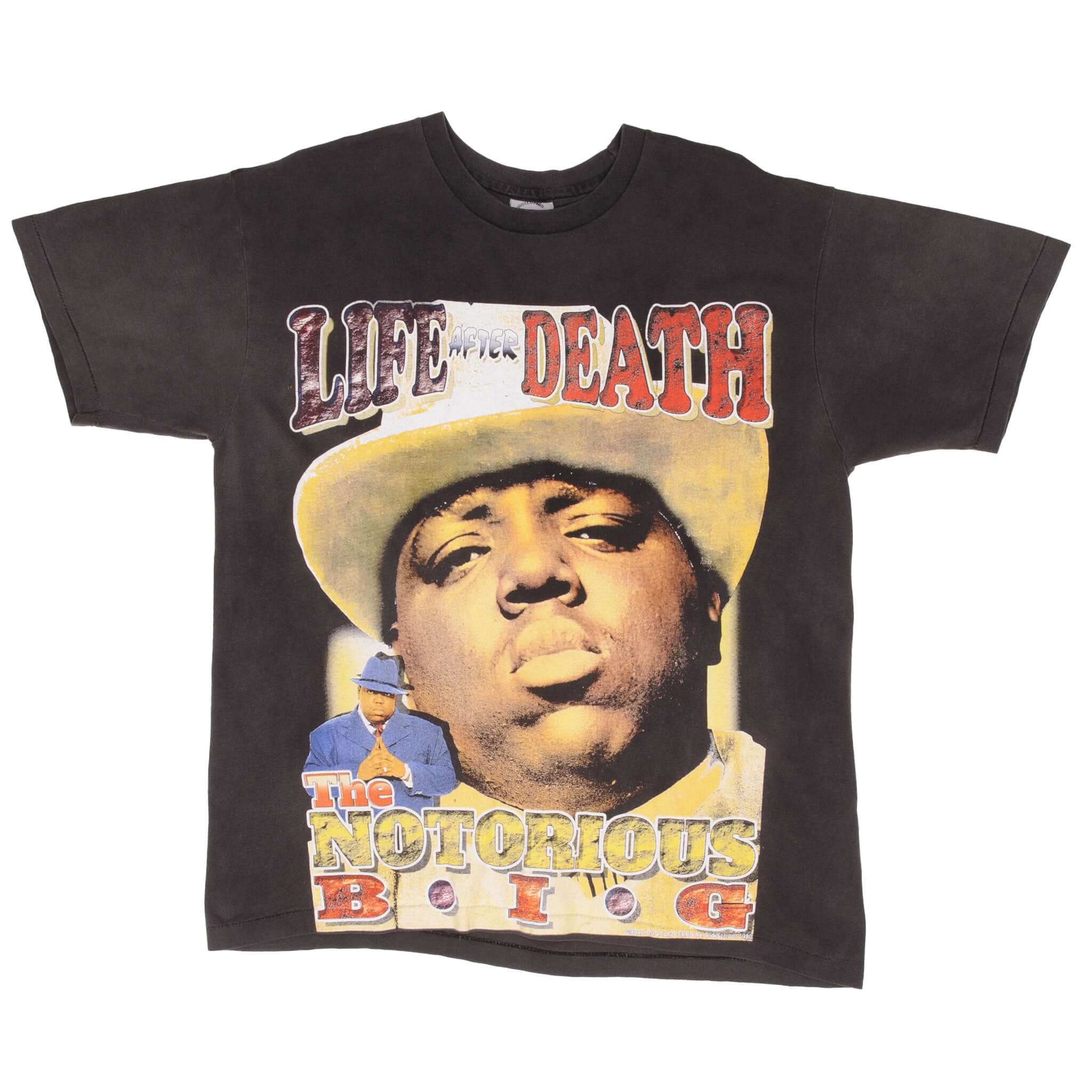BOOTLEG RAP TEE SHIRT THE NOTORIOUS BIG LIFE AFTER DEATH SIZE XL SINGL ...