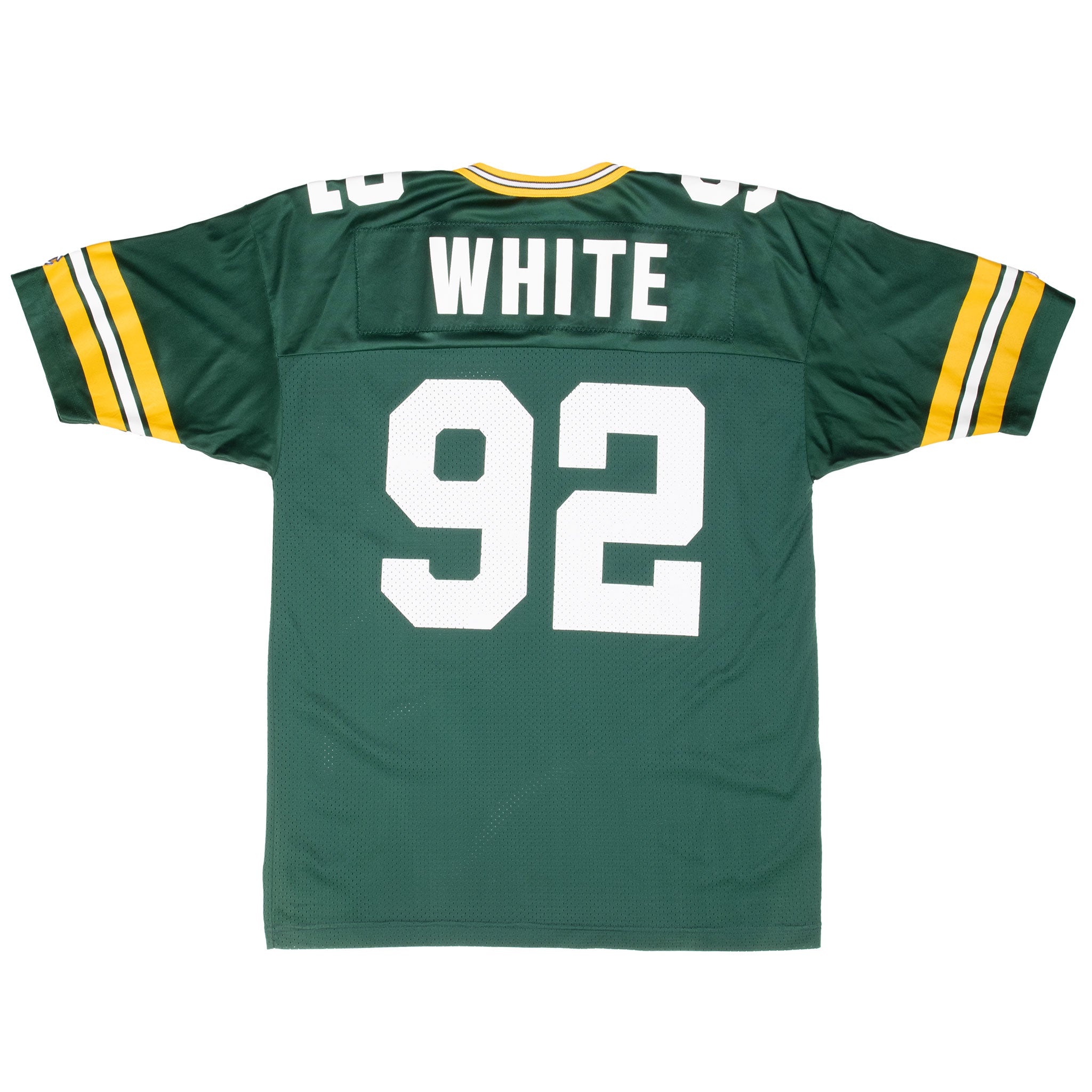 VINTAGE NFL GREEN BAY PACKERS WHITE #92 CHAMPION JERSEY 1990S SIZE 44 ...