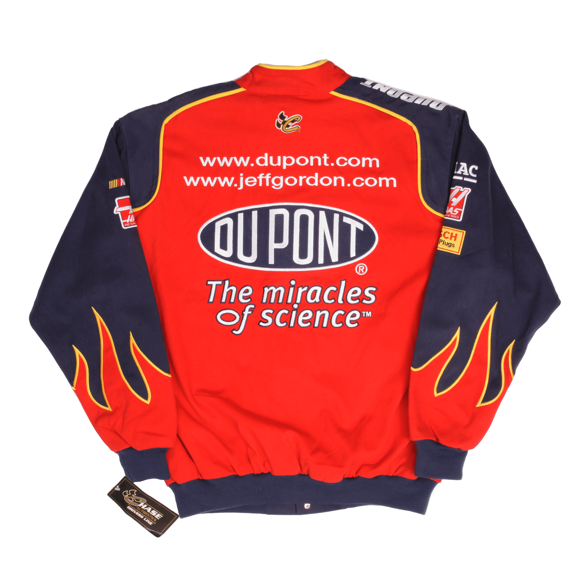 VINTAGE NASCAR JEFF GORDON RACING JACKET 2003 LARGE DEADSTOCK NOS ...