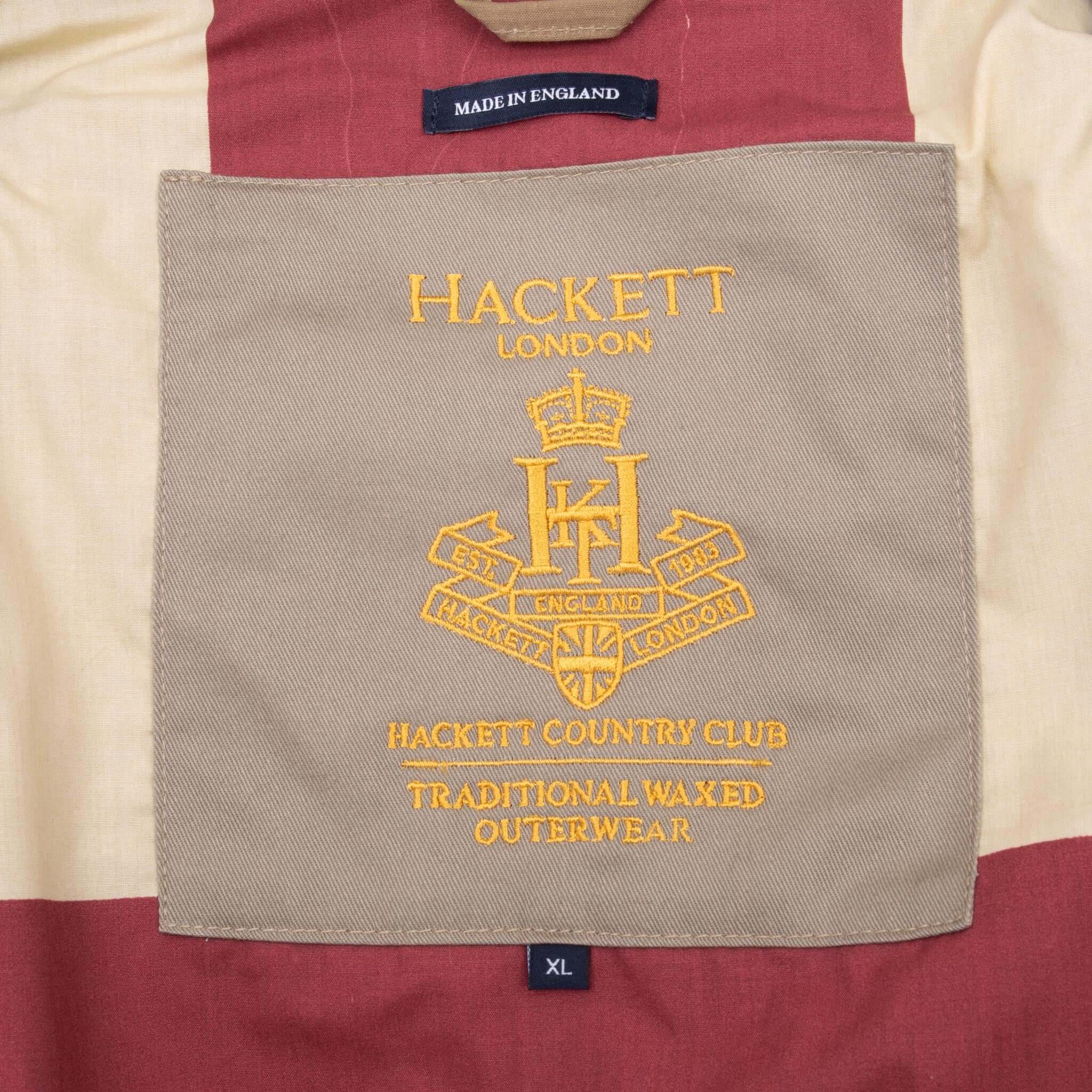 VINTAGE HACKETT BEIGE WAX JACKET XL MADE IN ENGLAND – Vintage rare usa