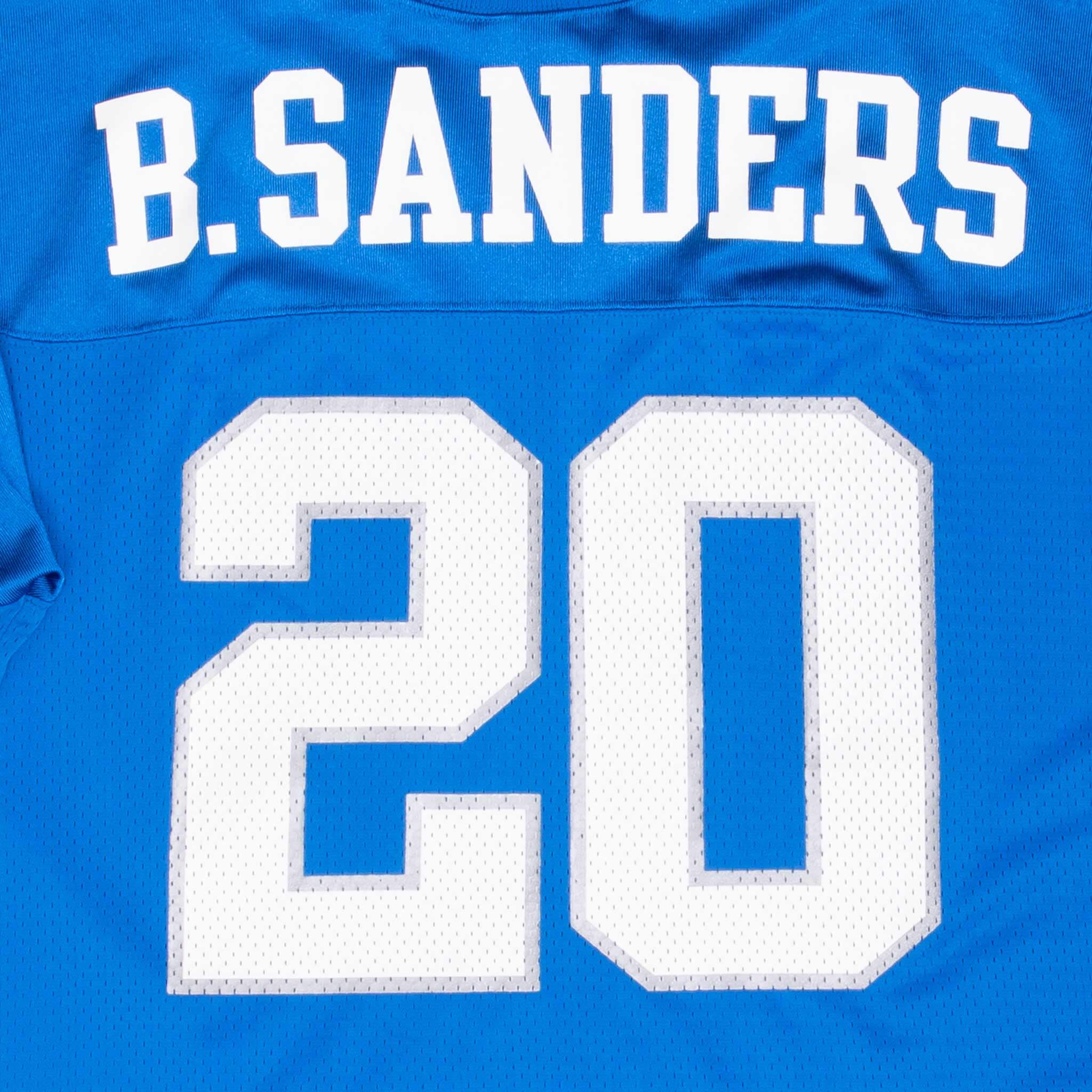 VINTAGE NFL DETROIT LION B SANDERS #20 JERSEY 1990S XL – Vintage rare usa